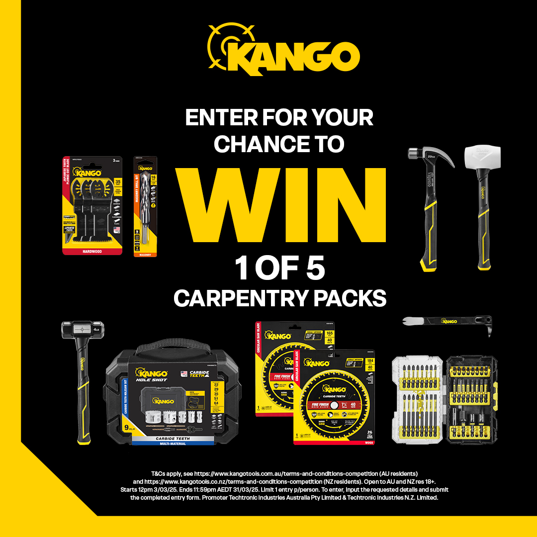 1 of 5 Carpentry Packs Competition | Kango Tools Australia